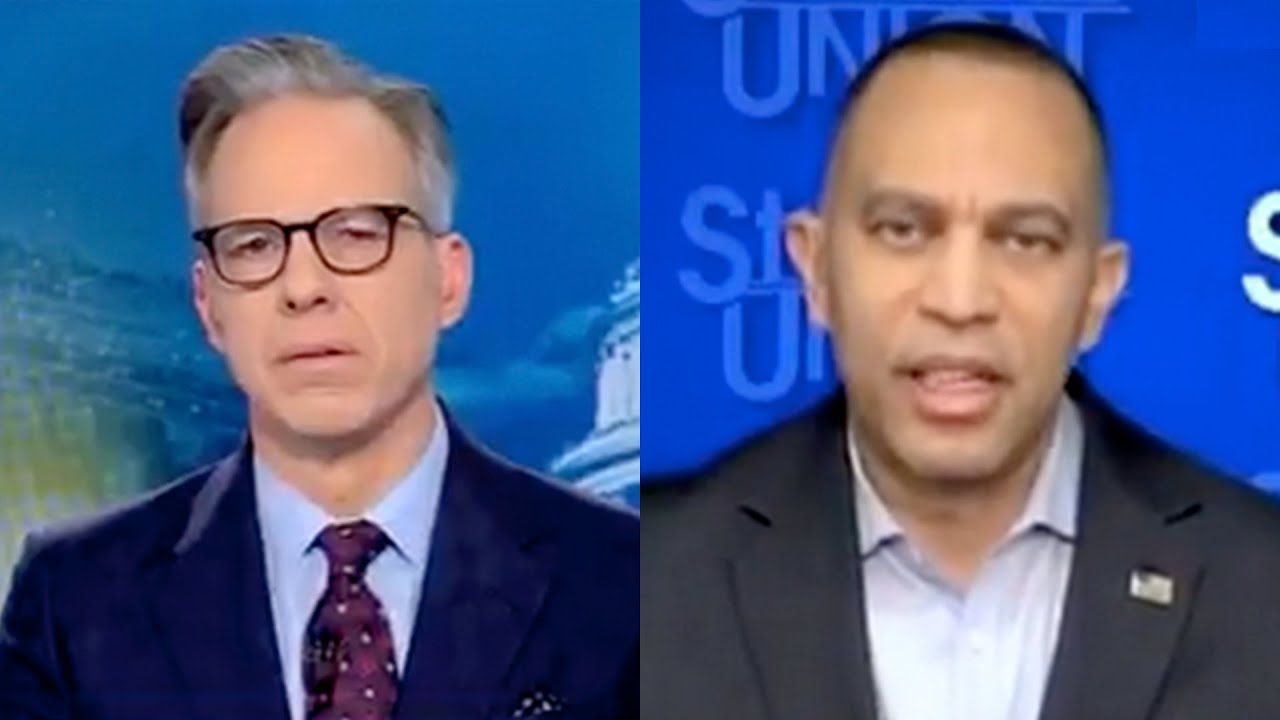 Looks Like Jake Tapper Just Destroyed Hakeem Jeffries On Live TV - YouTube