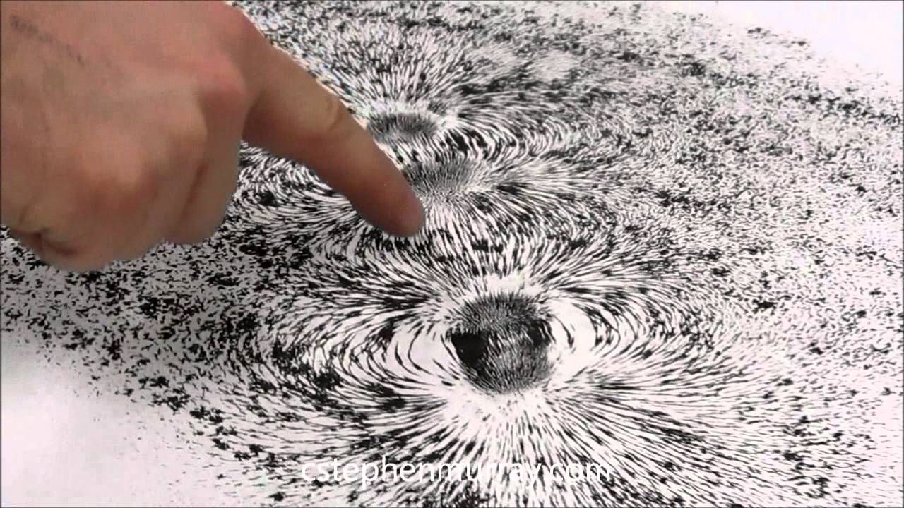 Magnetic Field Lines When Opposite Poles Facing Each Other - YouTube