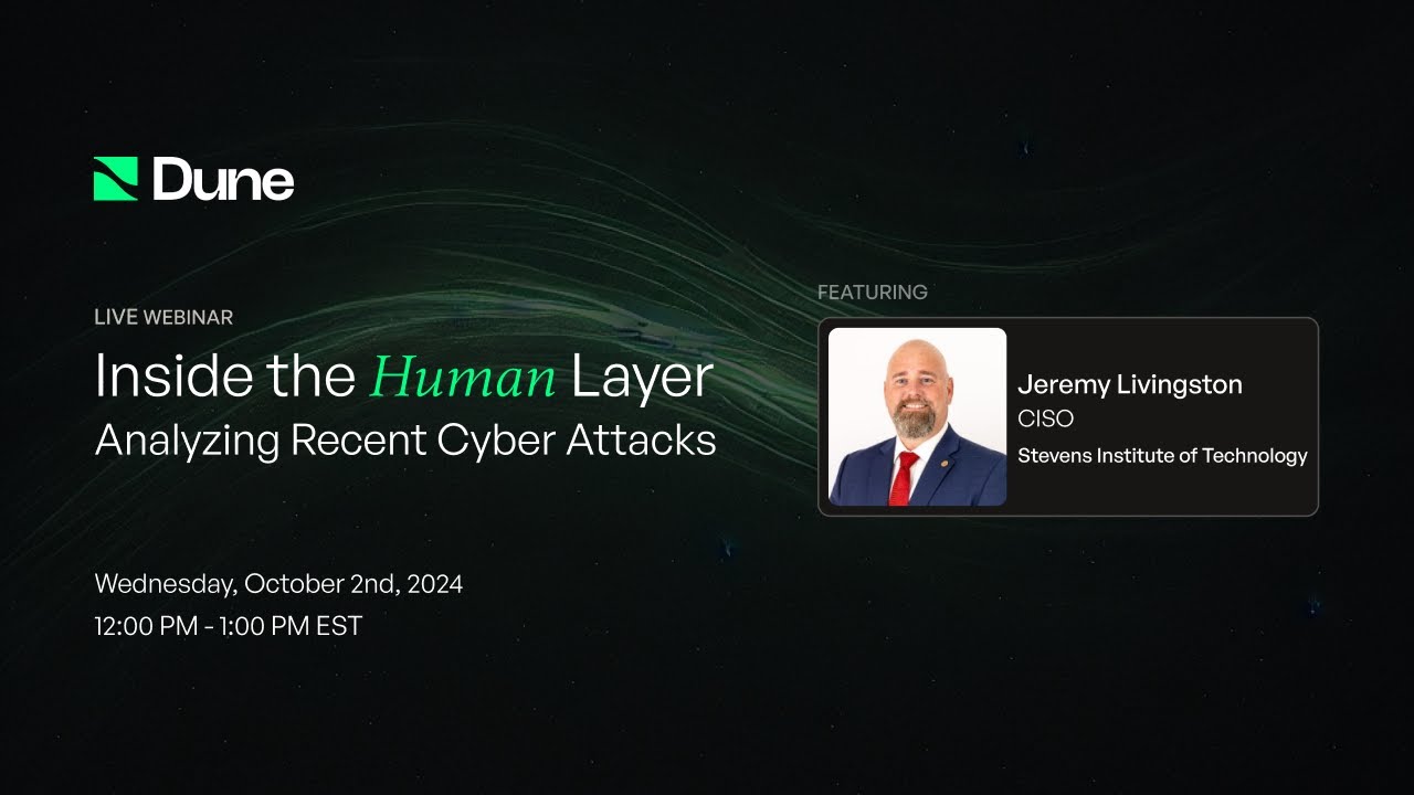 CISO Perspectives: Jeremy Livingston on Third-Party Risk and Account Compromise - YouTube