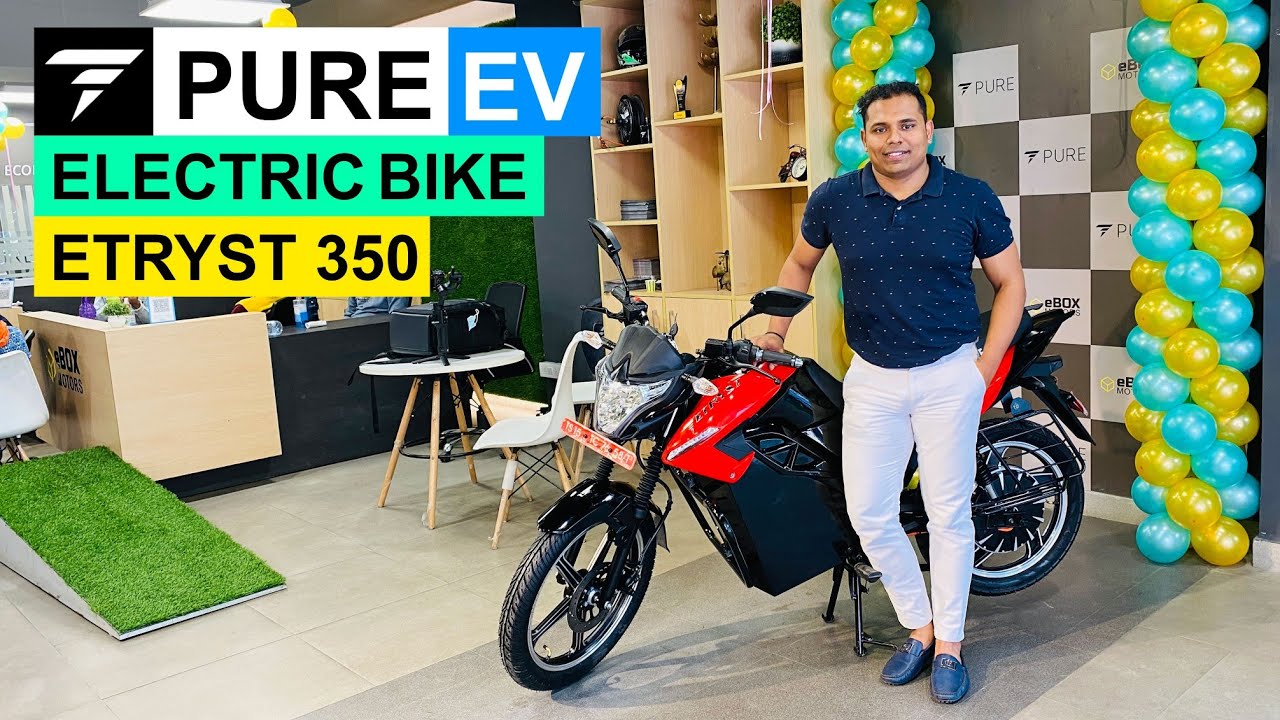 Pure EV Etryst 350 Electric Bike | Etryst 350 | Car Quest - YouTube