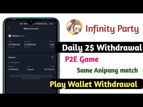 Daily 2$ Withdrawal Infinity Party💥New p2E Game🚀New Crypto Airdrop Today 💸Crypto Loot Airdrop # ...