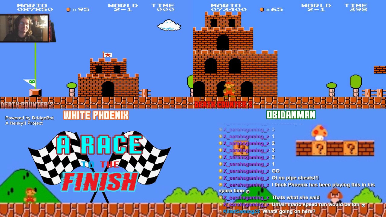 Super Mario Bros: A Race to The Finish w/ White Phoenix #2 - YouTube