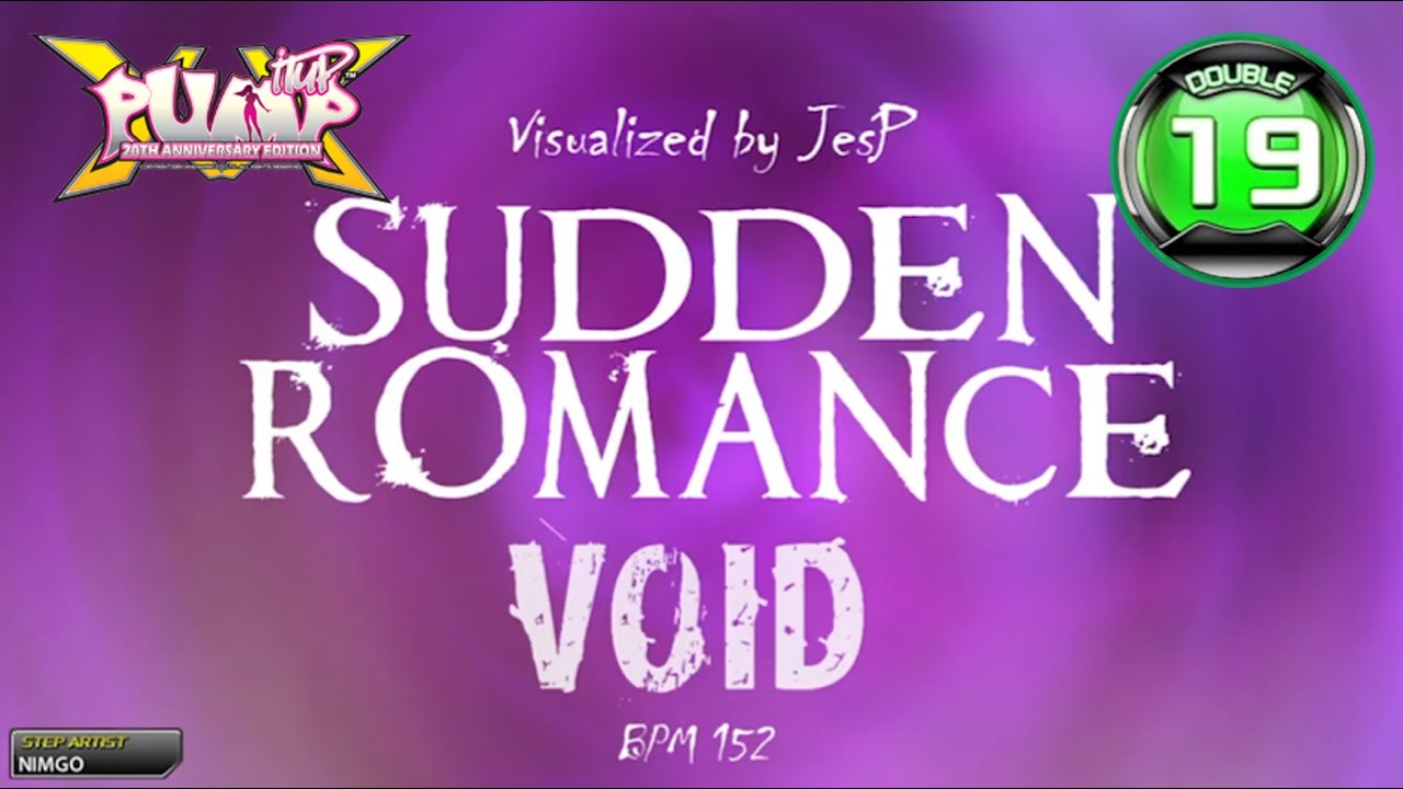 [Pump It Up XX] void - Sudden Romance D19 - YouTube