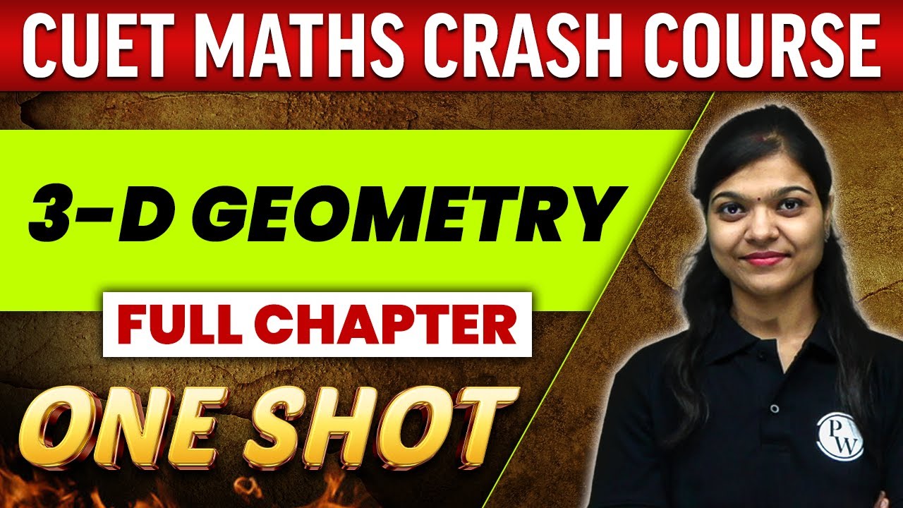 3-D Geometry - FULL CHAPTER | Everything Covered | Class 12th | CUET ...