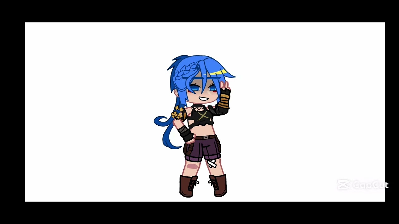 jinx de arcane oc gacha { } ( ) anya jiraki ( ) - YouTube