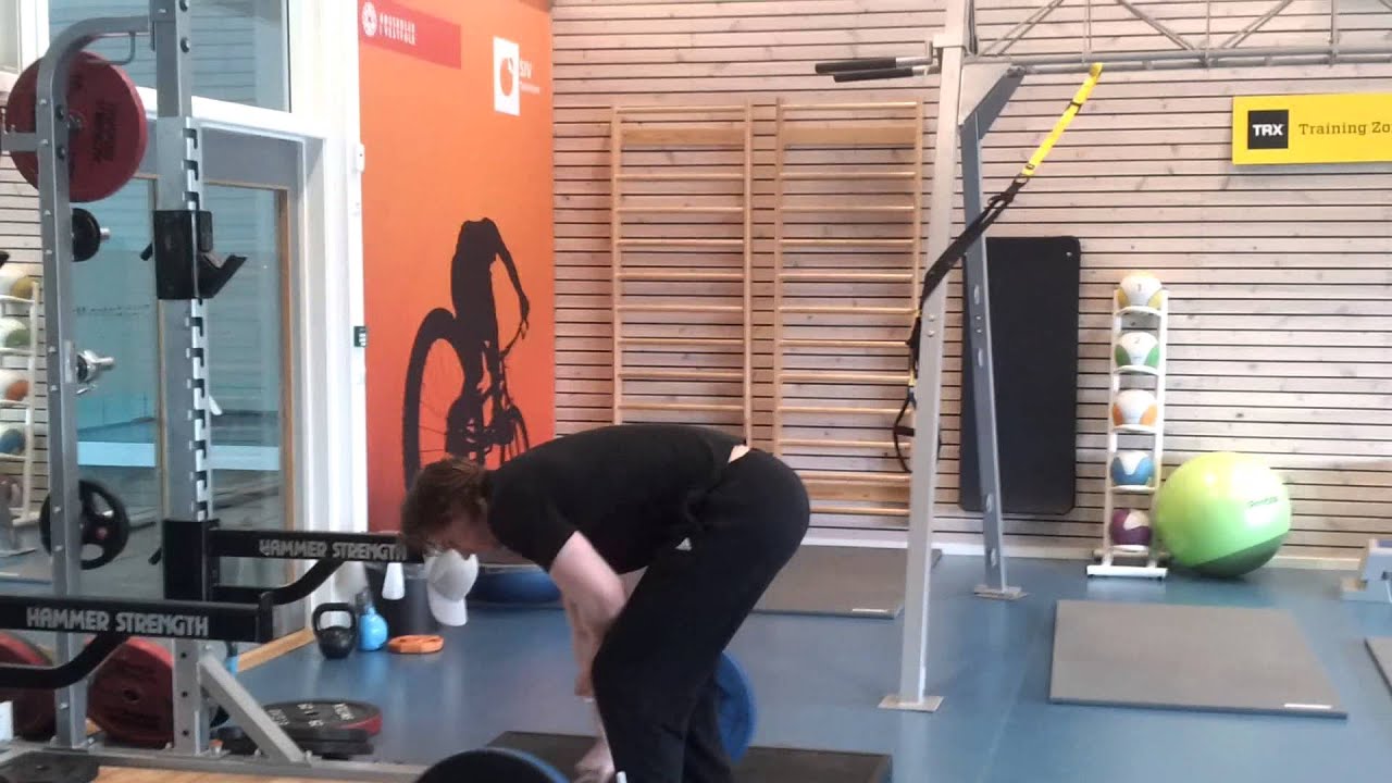 One hand snatch 50kg - YouTube