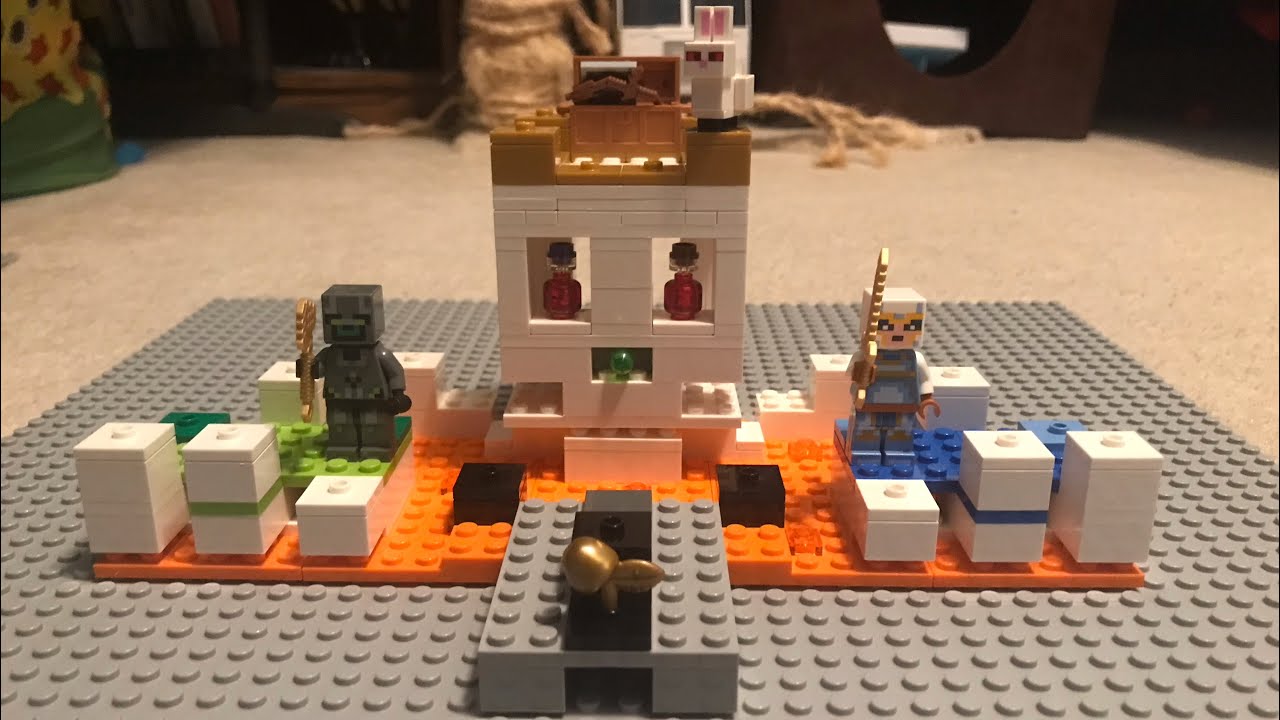 Lego Minecraft 21145 The Skull Arena Stop Motion Build + Review - YouTube