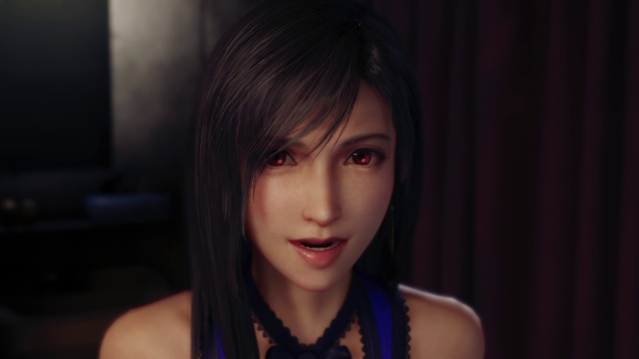 Chapter 3 hidden Tifa scene /w midnight blue dress - YouTube