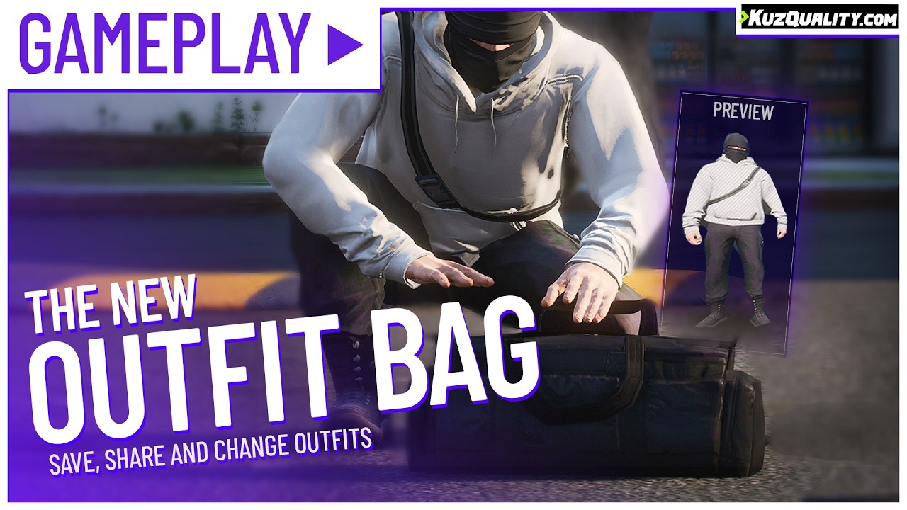 FiveM Script Gameplay | Outfit Bag 2.0 [Standalone, ESX, QBCore ...