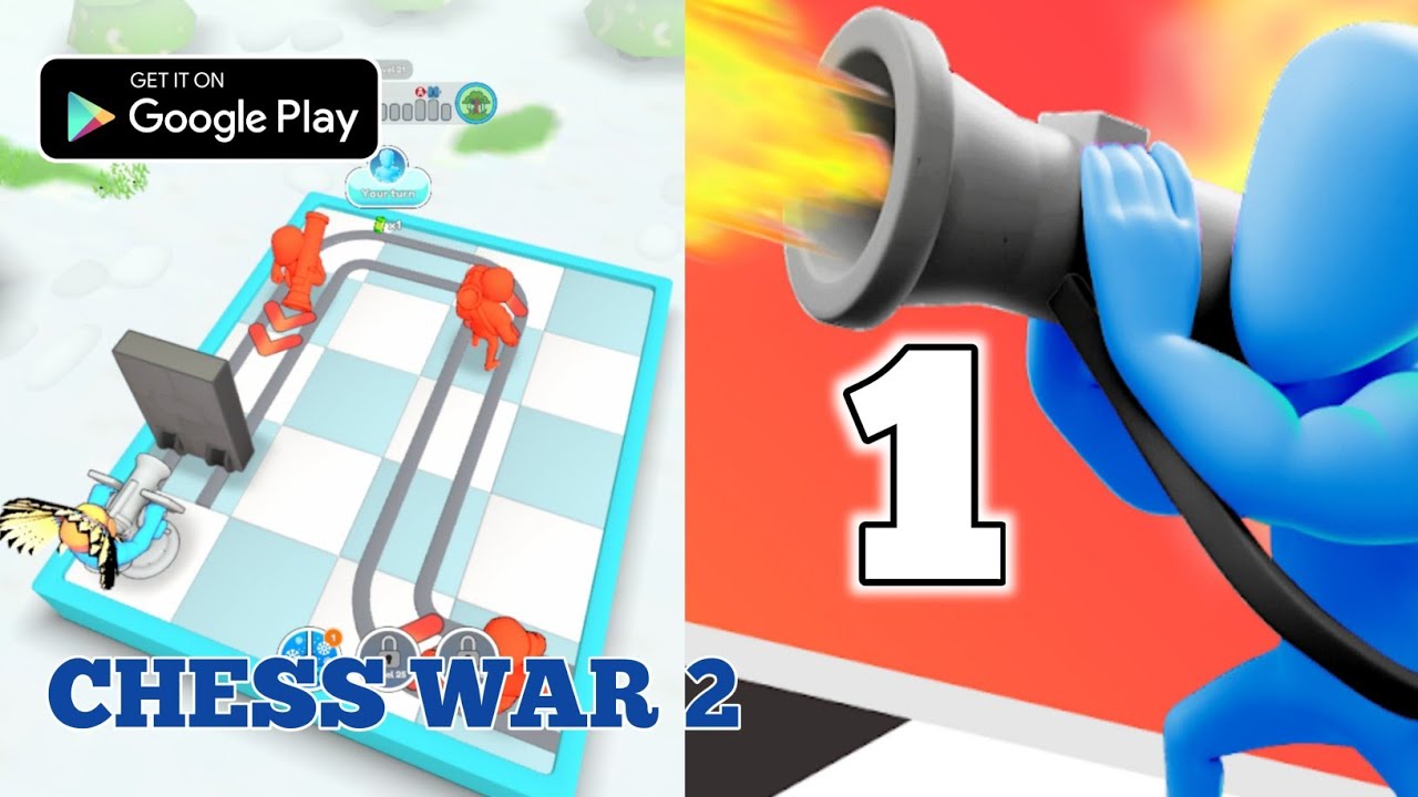 Chess War 2 Gameplay All Levels Walkthrough Android iOS MYN - YouTube