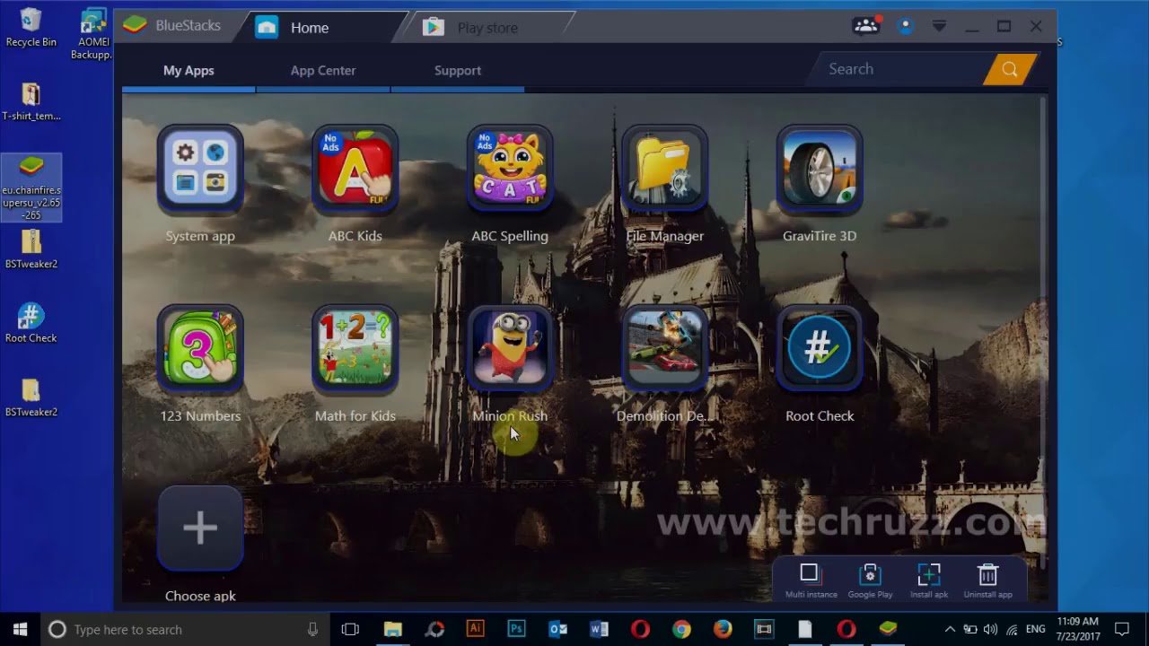 How To Root BlueStacks 3 and Install SuperSu 2017 Windows 10 - YouTube
