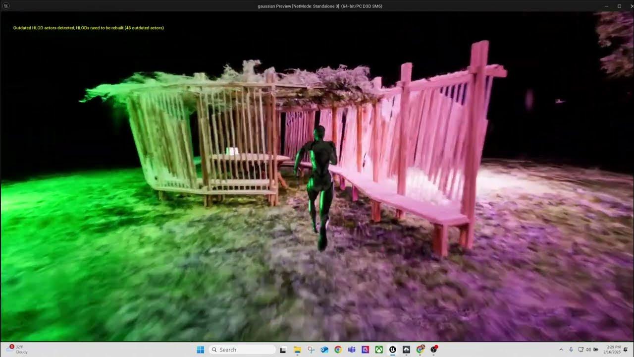 gaussian Splatting in unreal - YouTube