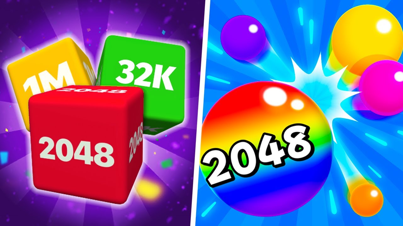 Brick Runner vs Bump Merge 2048 - Max Level Gameplay (Part 2) 123456789 ...