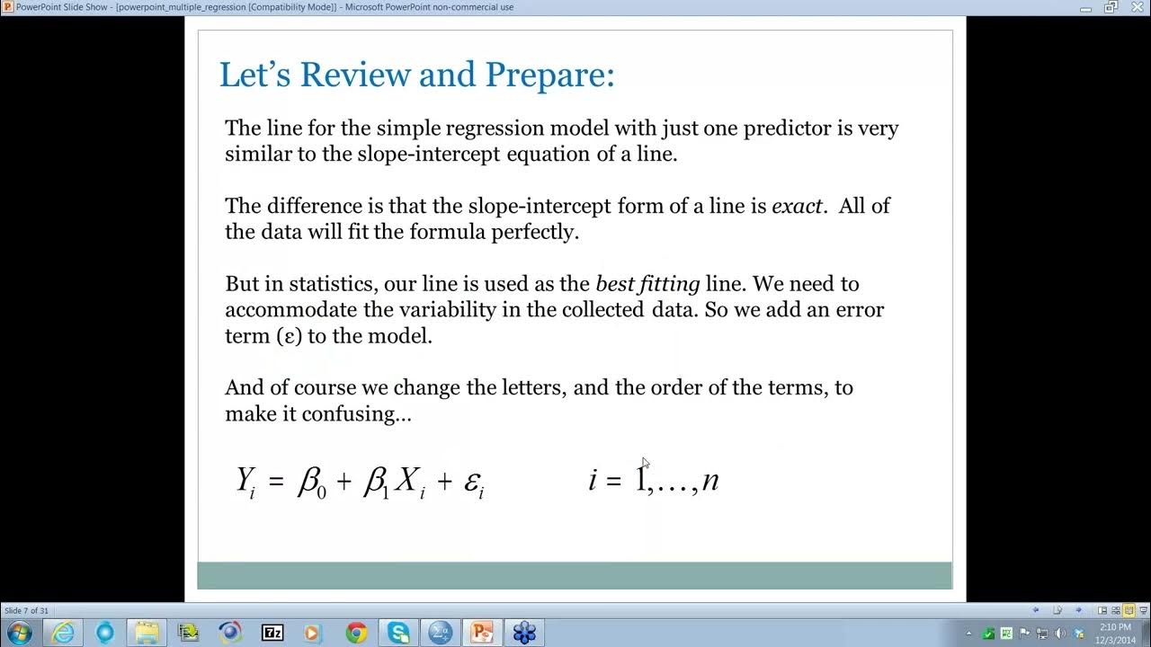 Overview of Multiple Regression - YouTube