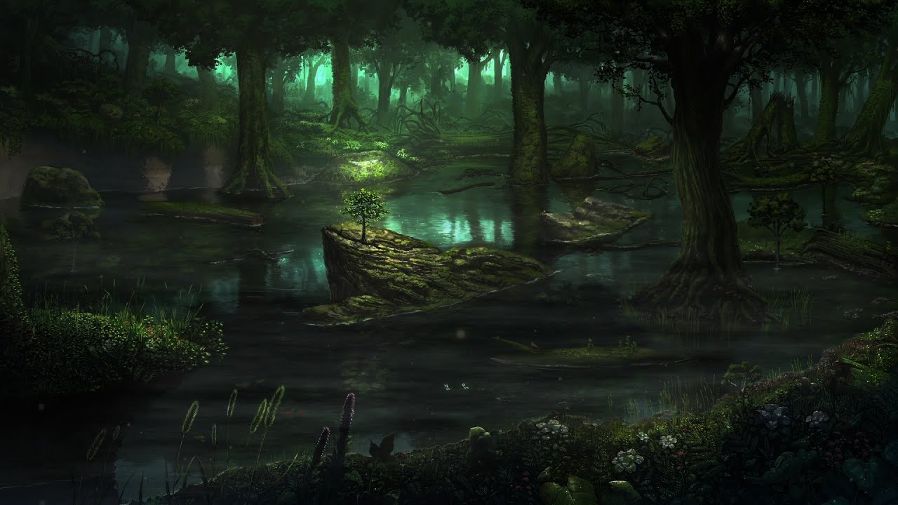 Swamp Sounds at Night - Frogs, Crickets, Forest Nature Sounds || 8 ...
