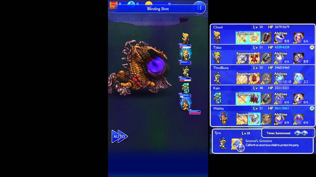 FFRK - Sinspawn Gui (Elite) - FFX Tidus Event [Stage 10] - YouTube