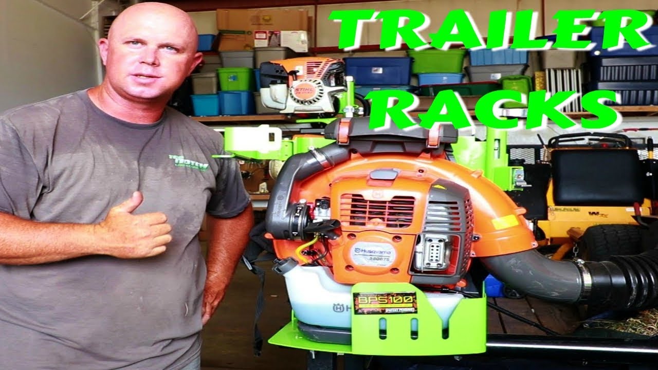 New Lawn Care Trailer Setup - YouTube