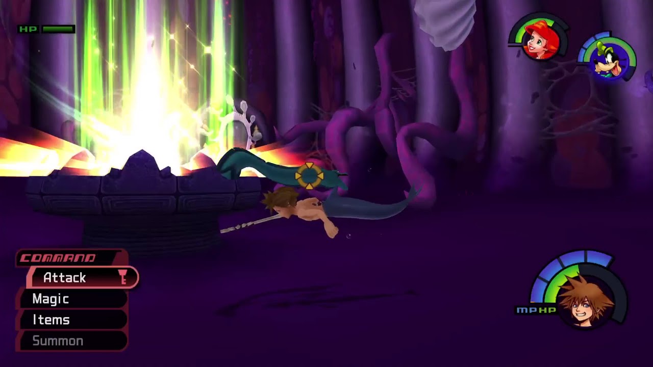 Merman Sora To The Rescue - KINGDOM HEARTS FINAL MIX Stream #10 - YouTube