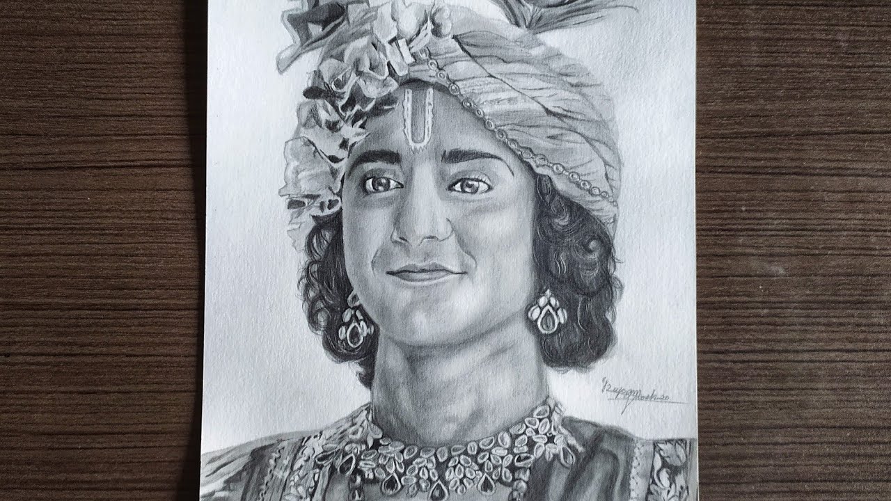Drawing Of Sumedh Mudgalkar Realistic Drawing By Graphite | Rupam Ghosh ...