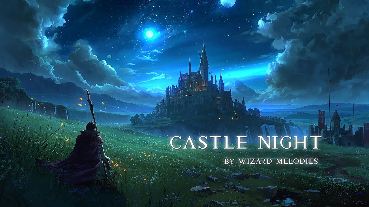 Enchanted Night at the Wizard’s Castle | Magical Fantasy Ambient Music ...
