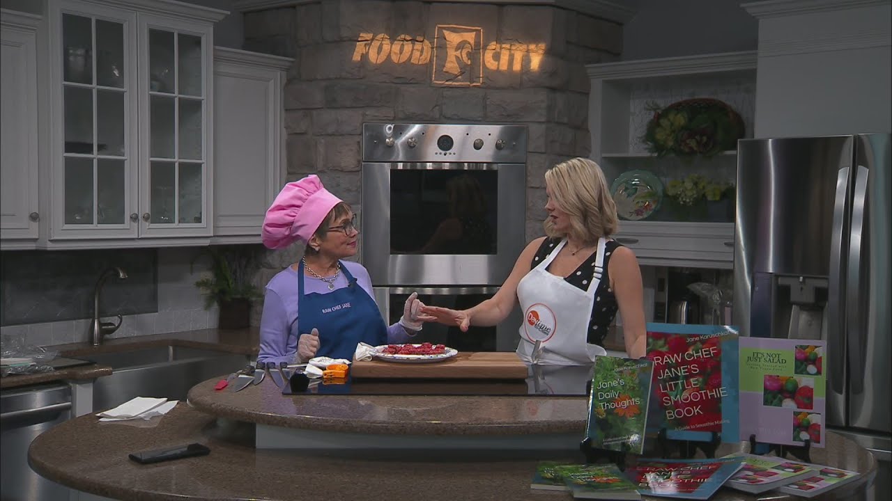 Strawberry syrup and other surprises with Raw Chef Jane-Part 2 - YouTube