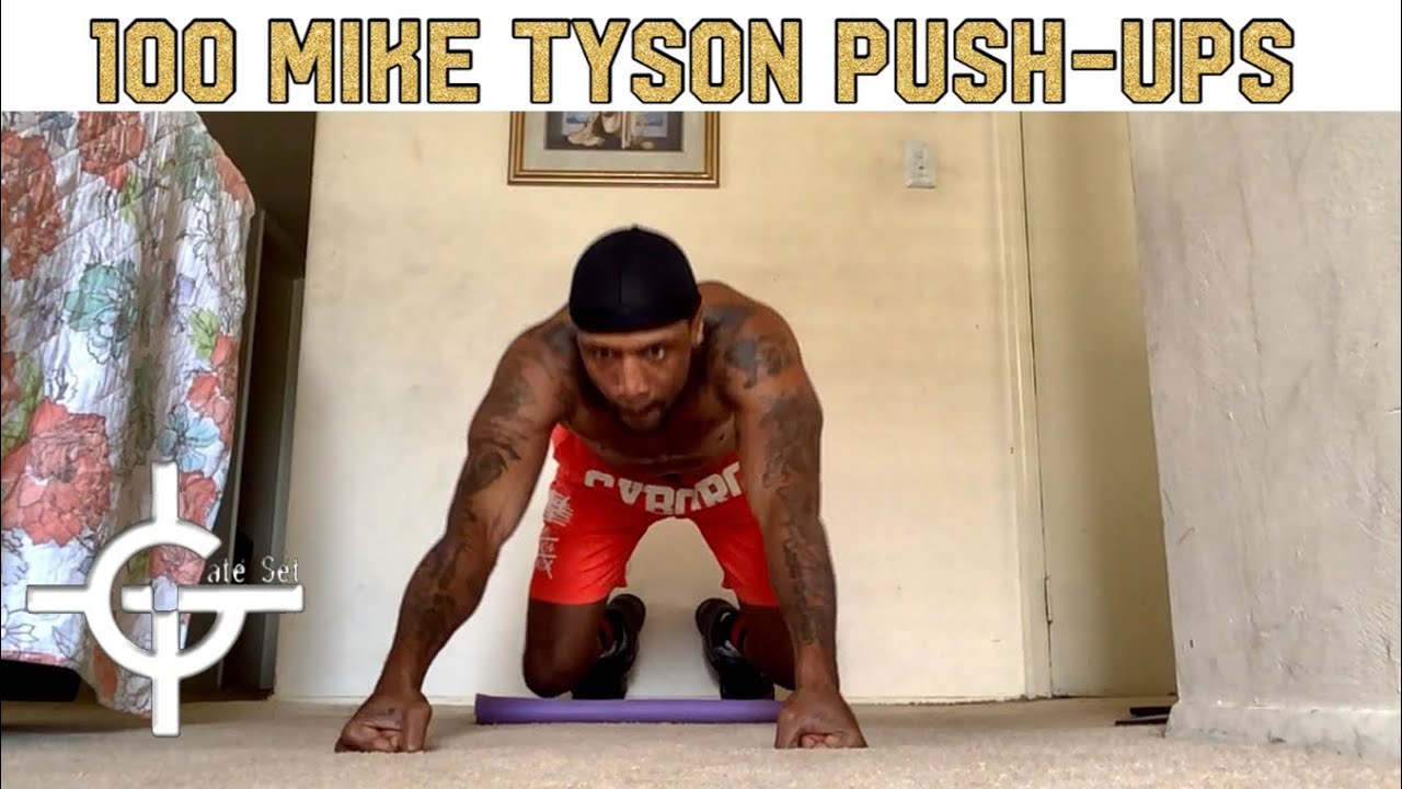 Getting a little better at these Mike Tyson push-ups - YouTube