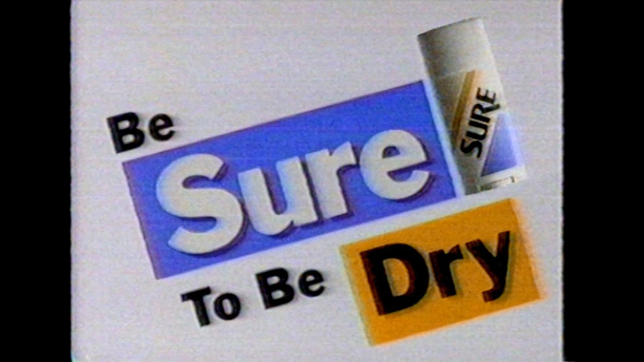 Sure Solid Deodorant Commercial (1995) - YouTube