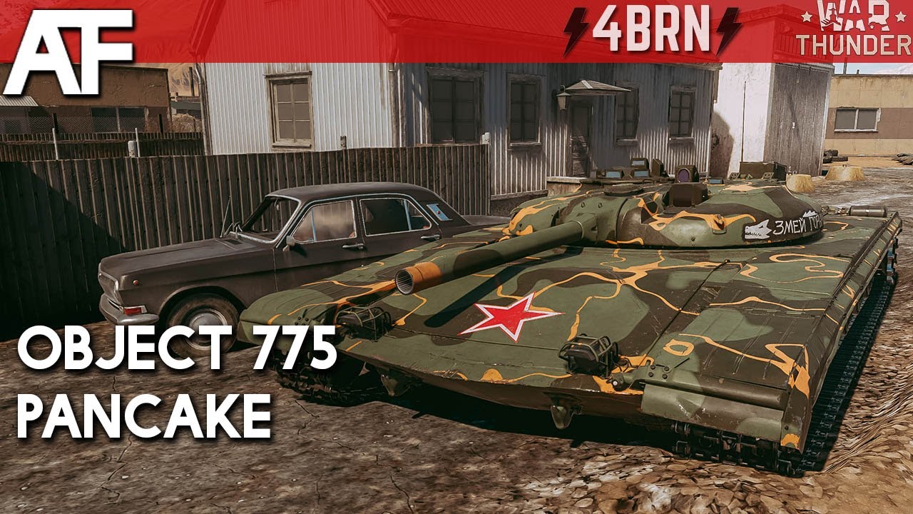 War Thunder - Object 775 Pancake tank | Gameplay Tanky CZ/SK - YouTube