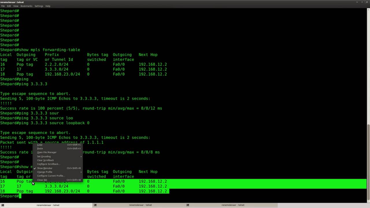 MPLS Label Filtering lab in GNS3 - YouTube