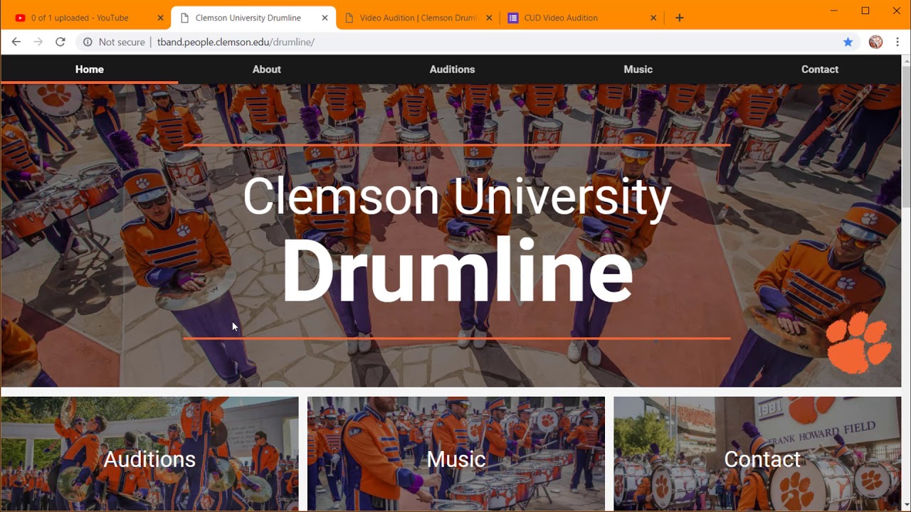 CUD Video Audition Tutorial - YouTube