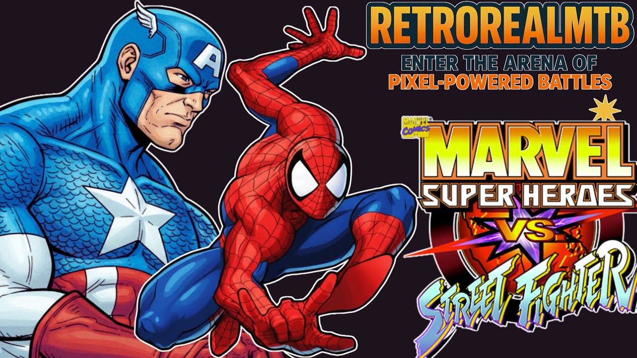 Marvel Super Heroes vs Street Fighter | Arcade | Captain America ...