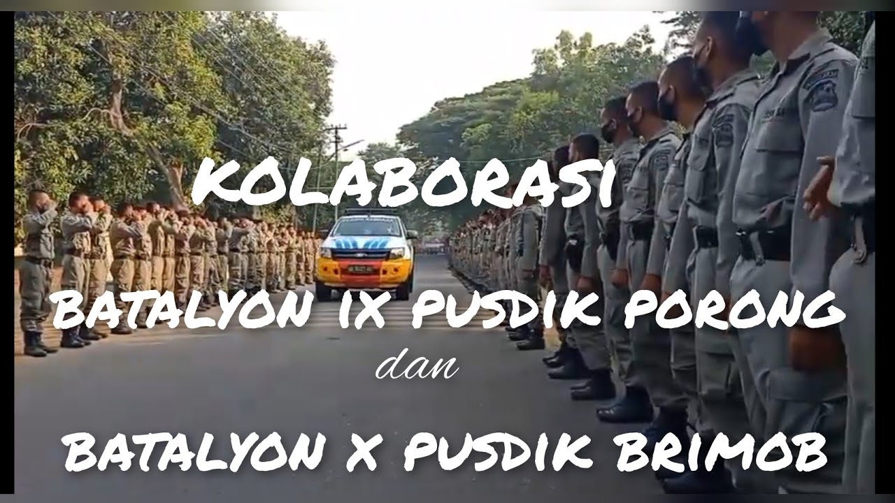 KOLABORASI RESIMEN WMH Pusdik Sabhara Porong & Pusdik Brimob Watukosek ...