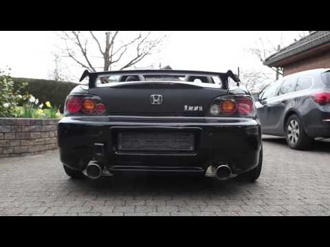 Honda S2000 Exhaust OEM VS Invidia q300 - YouTube