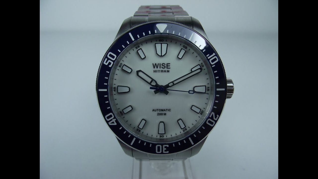 Wise Hitman HIT66-3R Full Lume Special Edition 4K Watch Review - YouTube