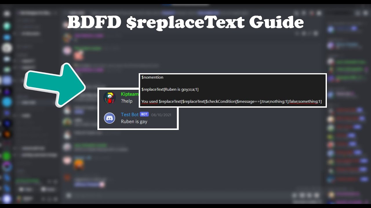 BDFD $replaceText Guide - YouTube