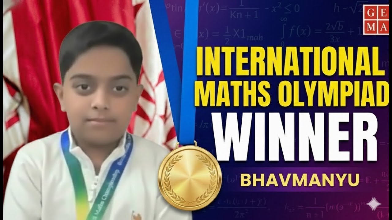 Math competition Winner Interview - Bhavmanyu Kadamb | #gema #winner # ...