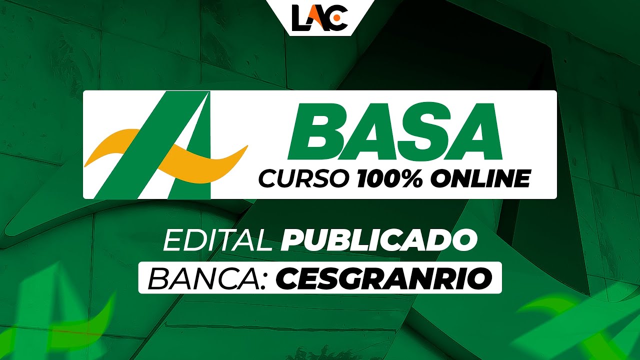 BASA 2024 - Curso EAD - YouTube