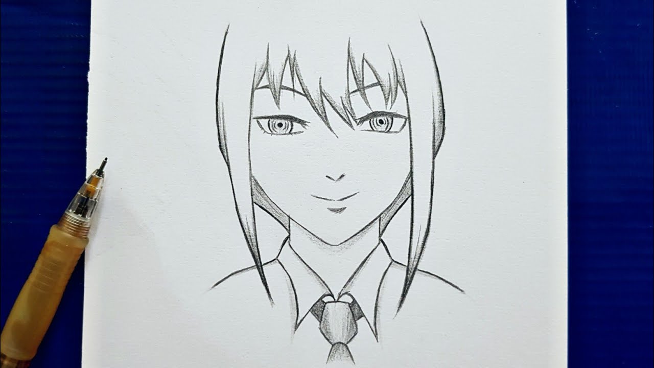 how to draw Makima | Chainsaw Man | Makima step by step easy - YouTube