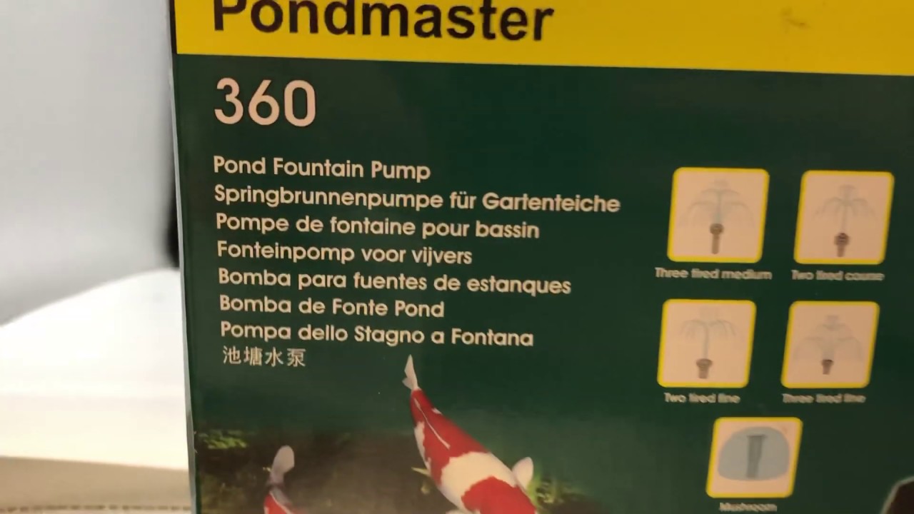 Pond One Pondmaster 360 Fountain Pump 6000LH | Online Pet Supplies ...