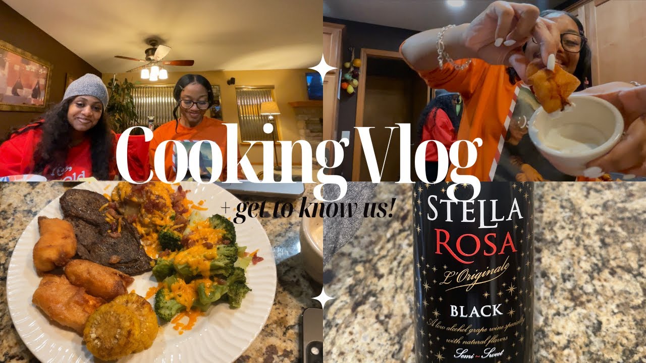 COOKING VLOG || GET TO KNOW US - YouTube
