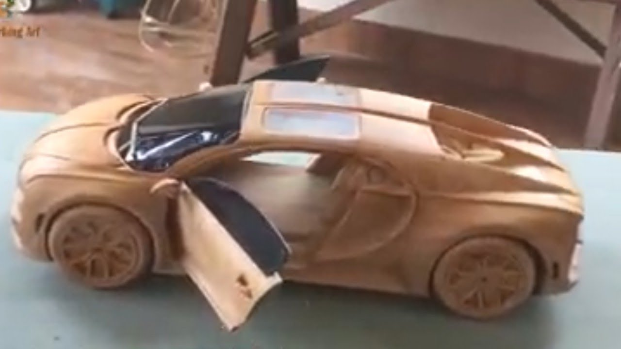 Wood Carving| bugatti Chiron - YouTube