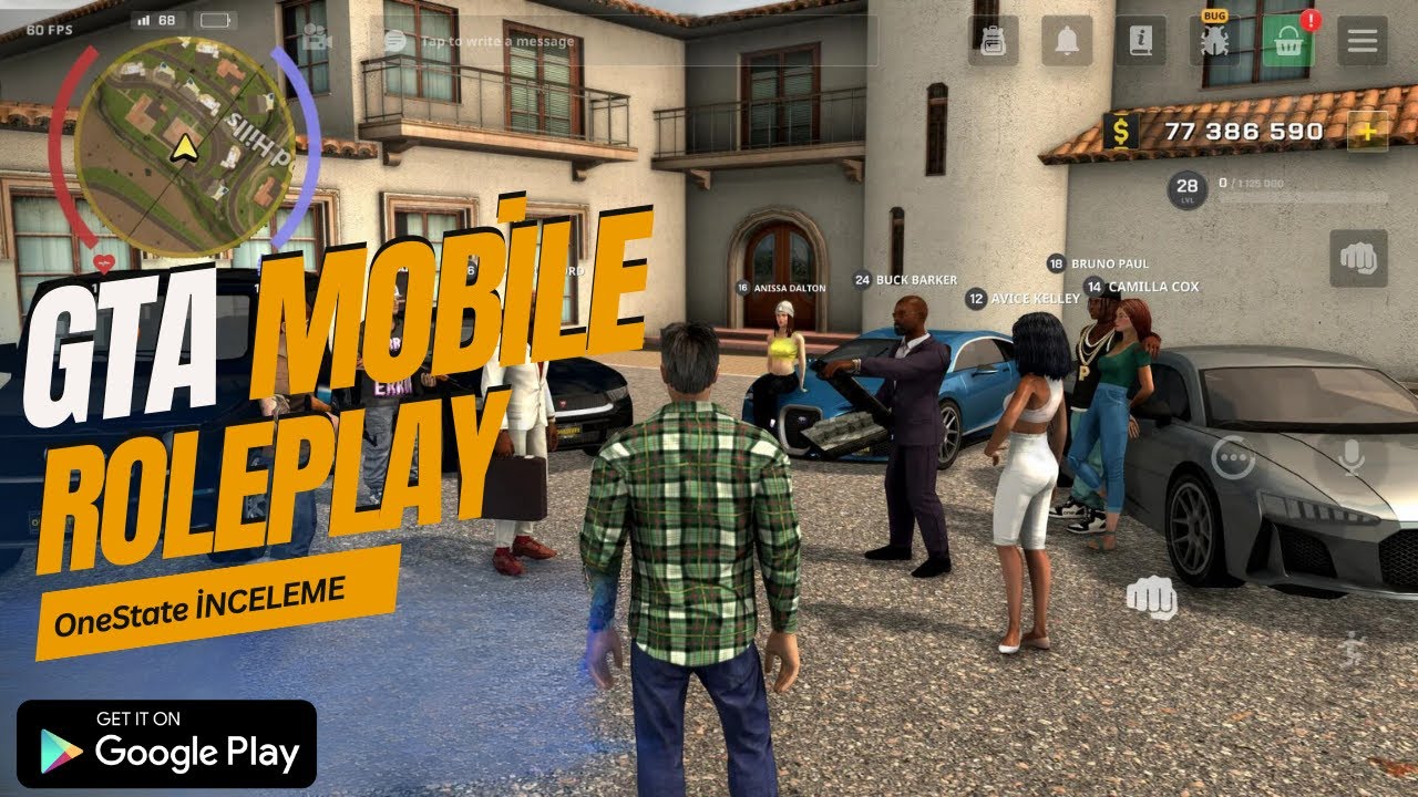 GTA Mobile RolePlay | OneState İnceleme - YouTube