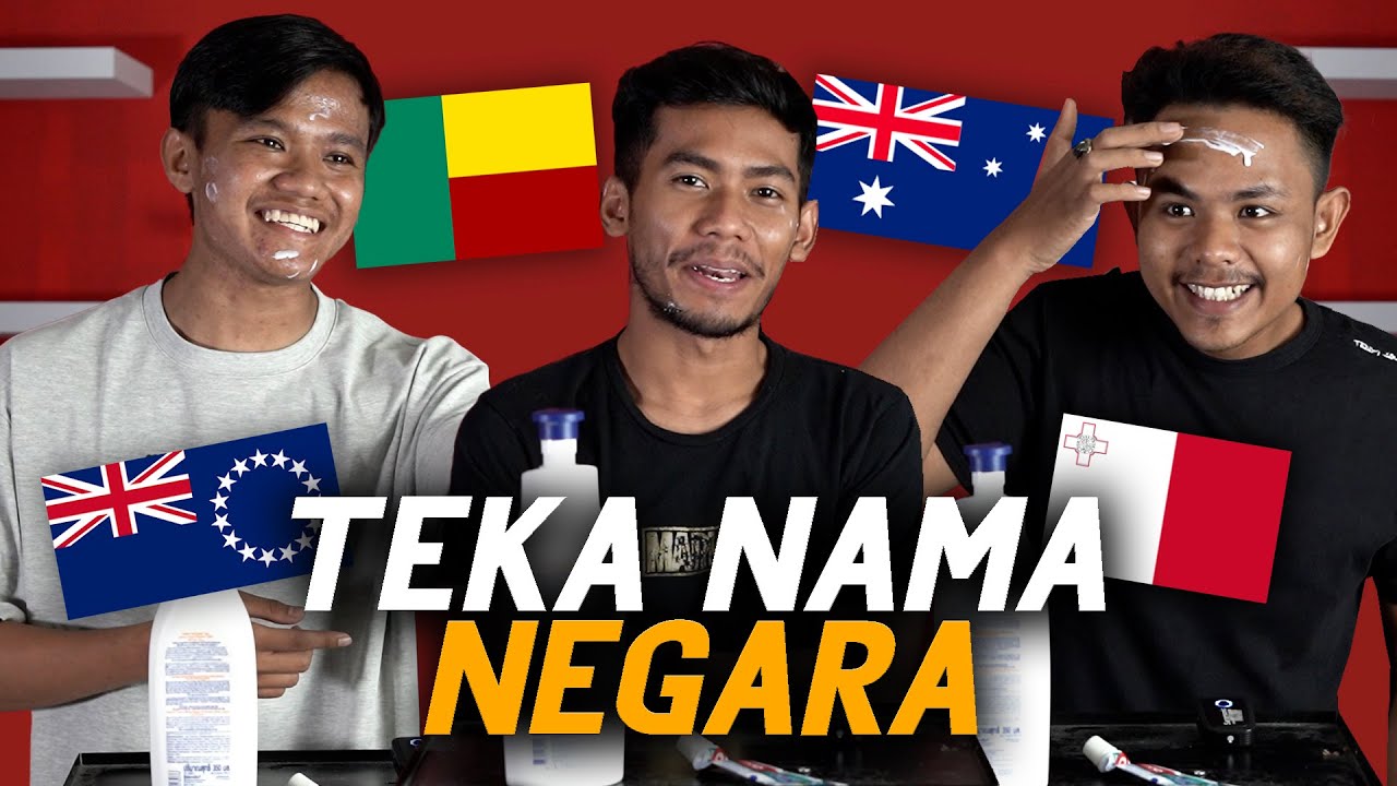 TEKA BENDERA NEGARA!!! SALAH KENA LOTION! - YouTube