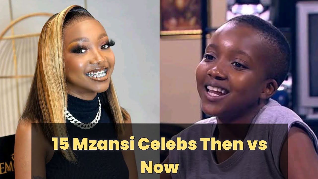 Top 15 SA Celebrities Now And Then - YouTube
