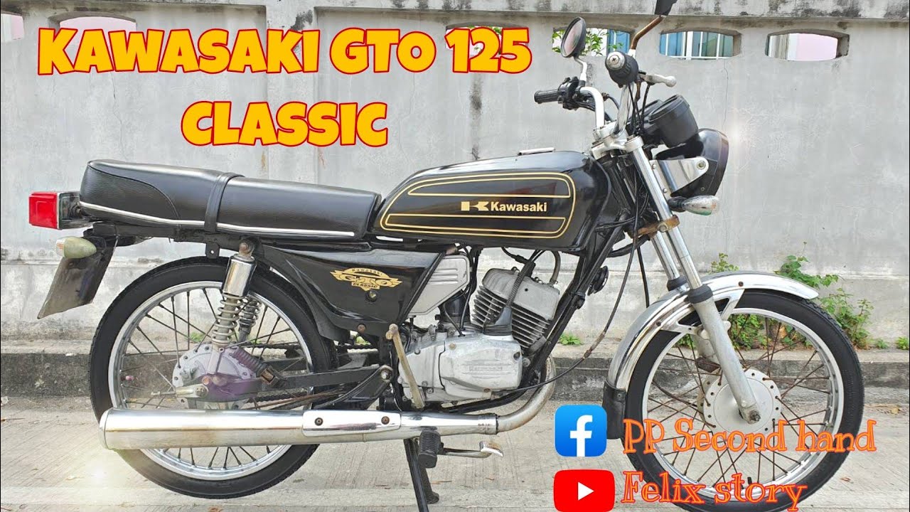 Kawasaki GTO 125 classic สวยเนียน แต่งตามสไตล์ PP | PP Second hand ...