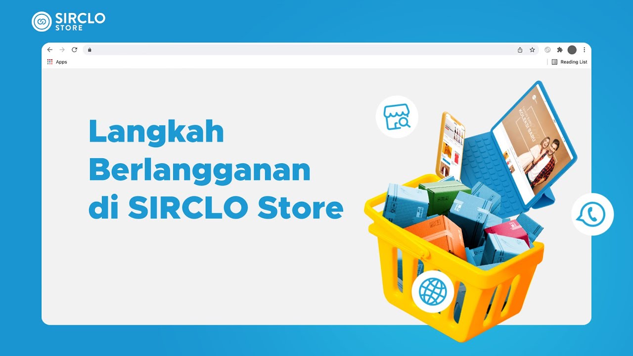 Langkah Berlangganan di SIRCLO Store - YouTube