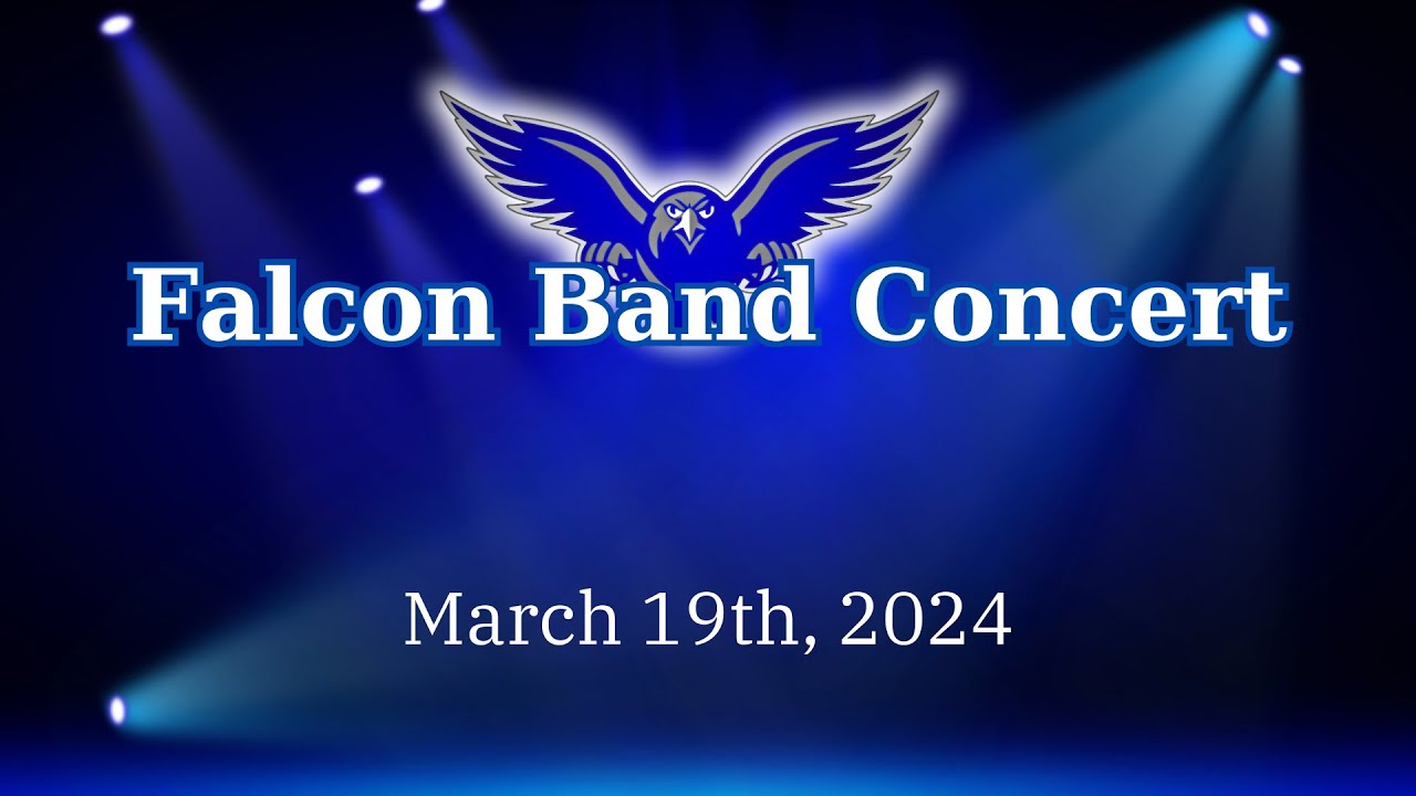 CAHS Falcon Concert Band March 19, 2024 - YouTube