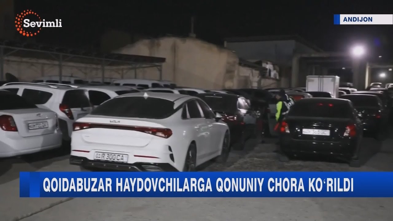 Qoidabuzar haydovchilarga qonuniy chora ko'rildi (Andijon) - YouTube