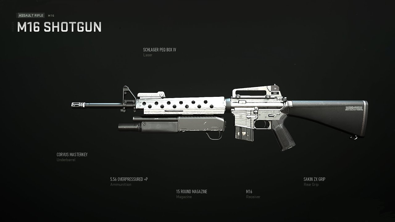 Gunfight Custom M16, 15 Rounds, MW2 - YouTube