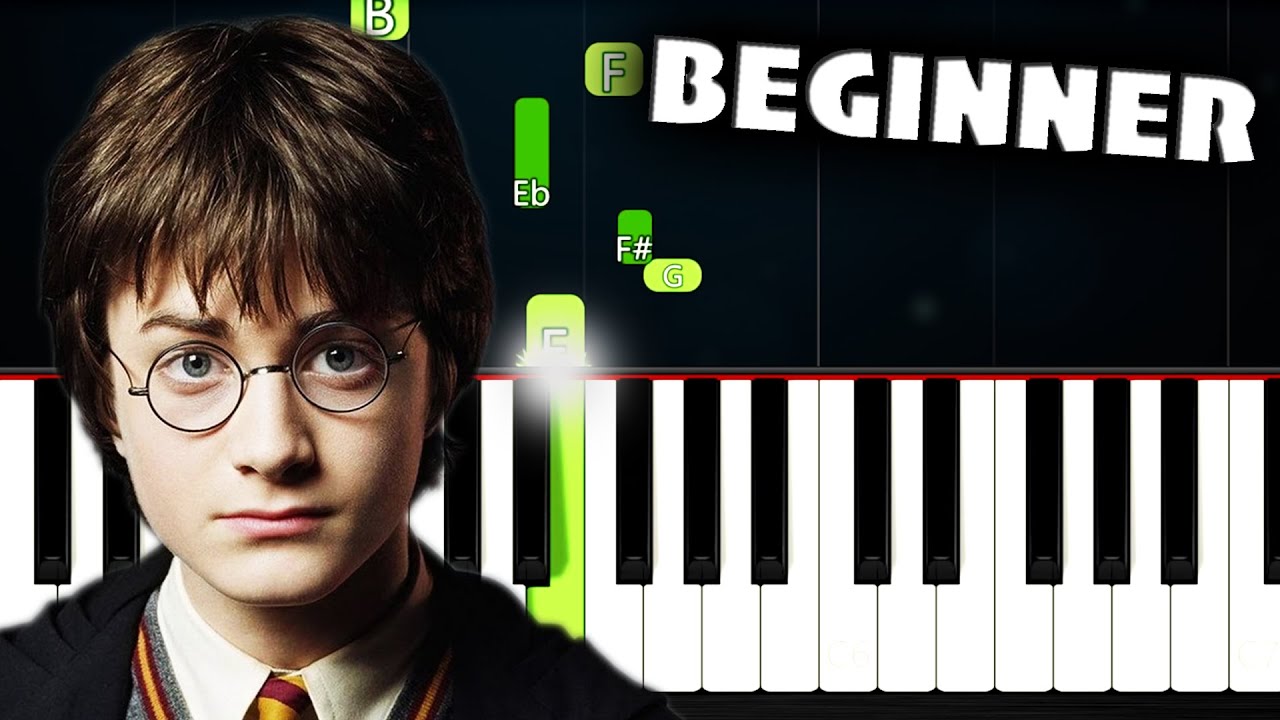Harry Potter Theme (Hedwig's Theme) - BEGINNER Piano Tutorial Chords ...